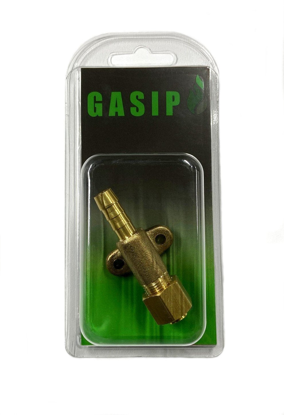 Gasol koppling, fäste enkelt slang 8 mm - rör 8 mm - GASIP — Gasip
